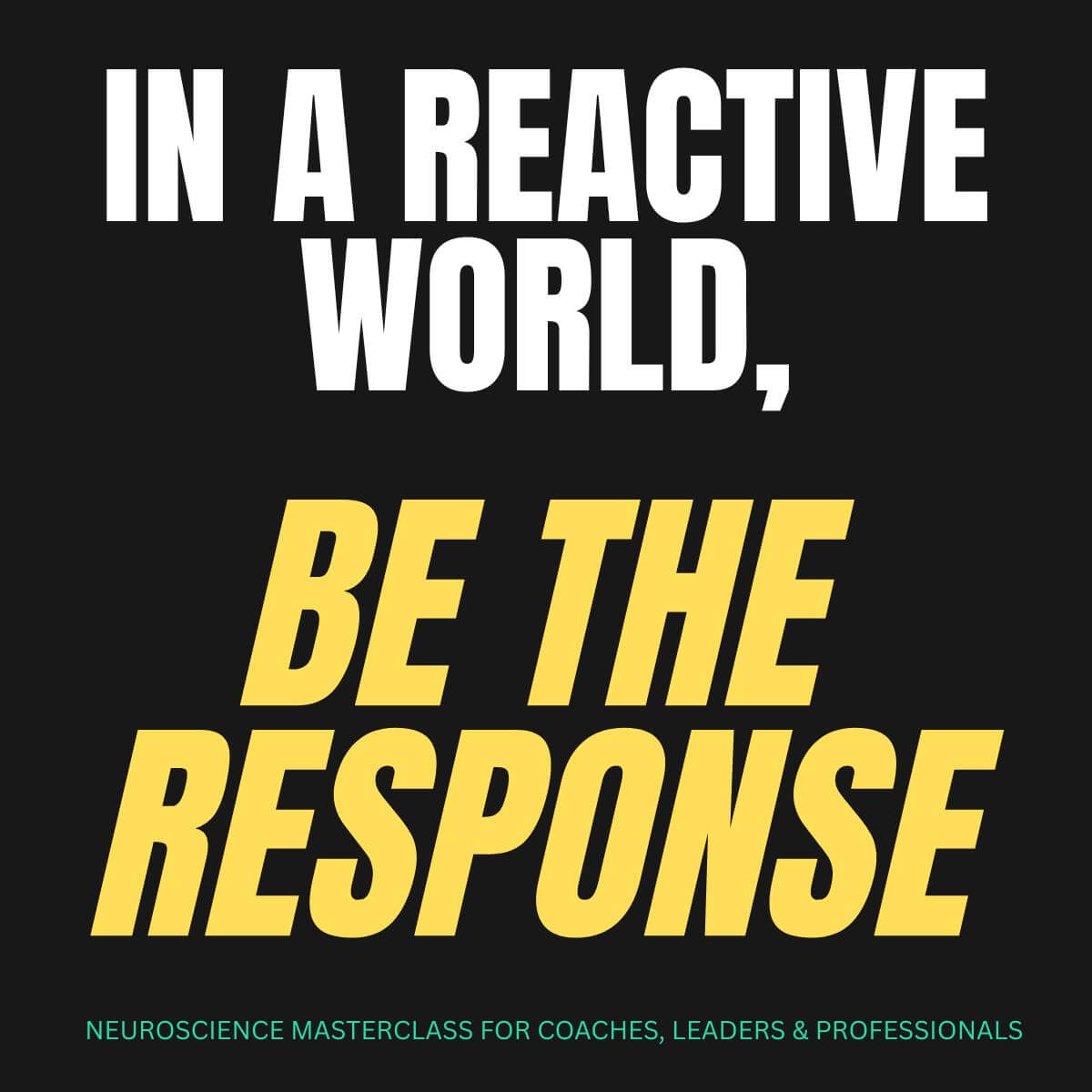 New Master Class! Science of Buy-In, Nervous System Leadership and ...